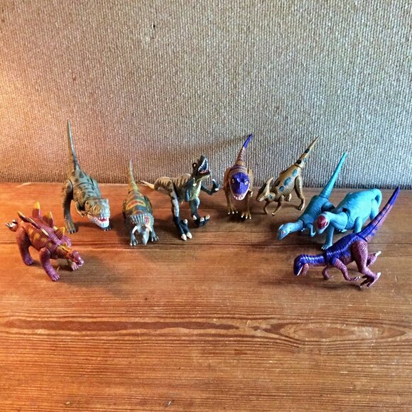 Toys | Vintage Dinosaur Toy Lot Of 9 9s To 2000s Collection Retro ...